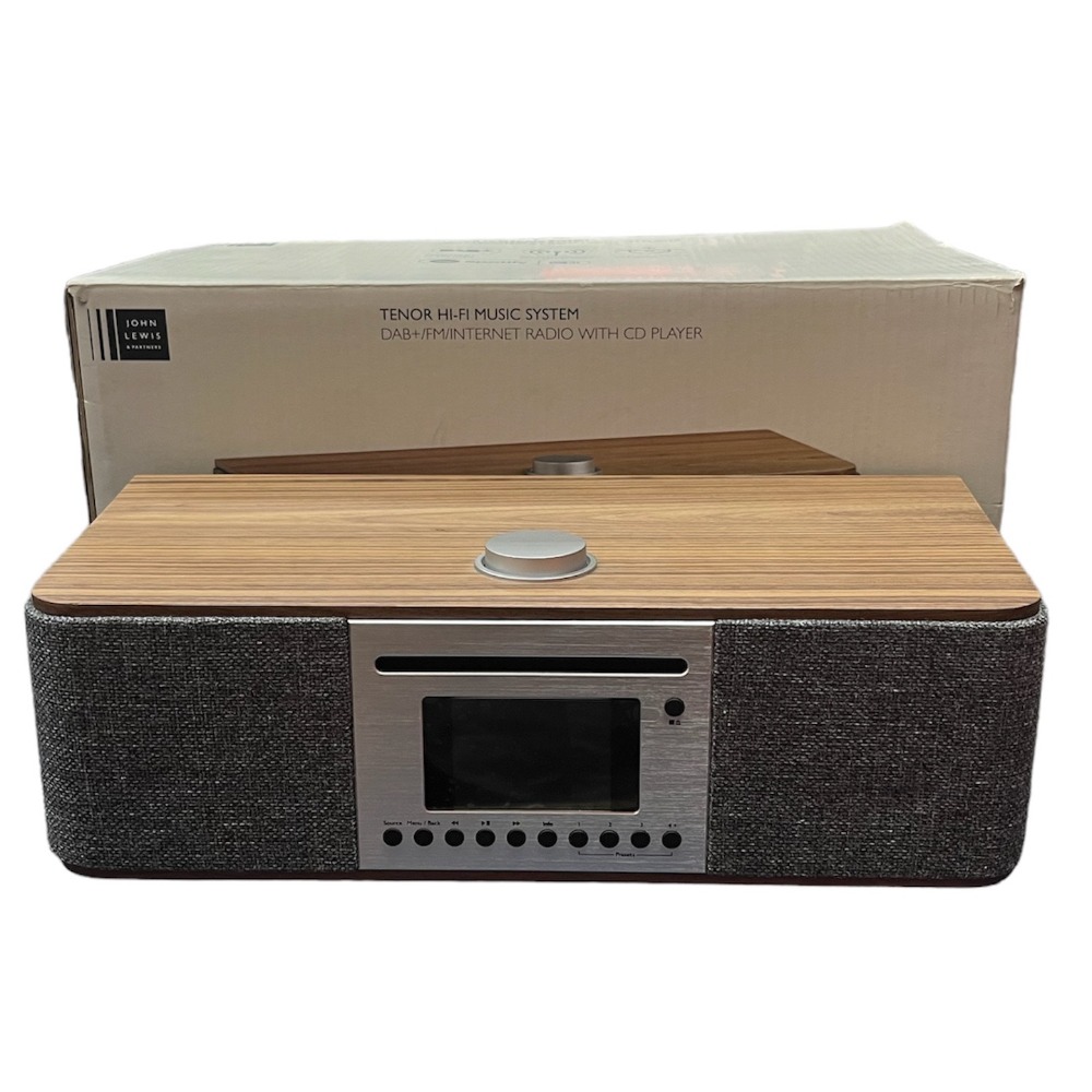 Pre-owned John Lewis Tenor Hi-Fi Music System, Boxed - Own4Less